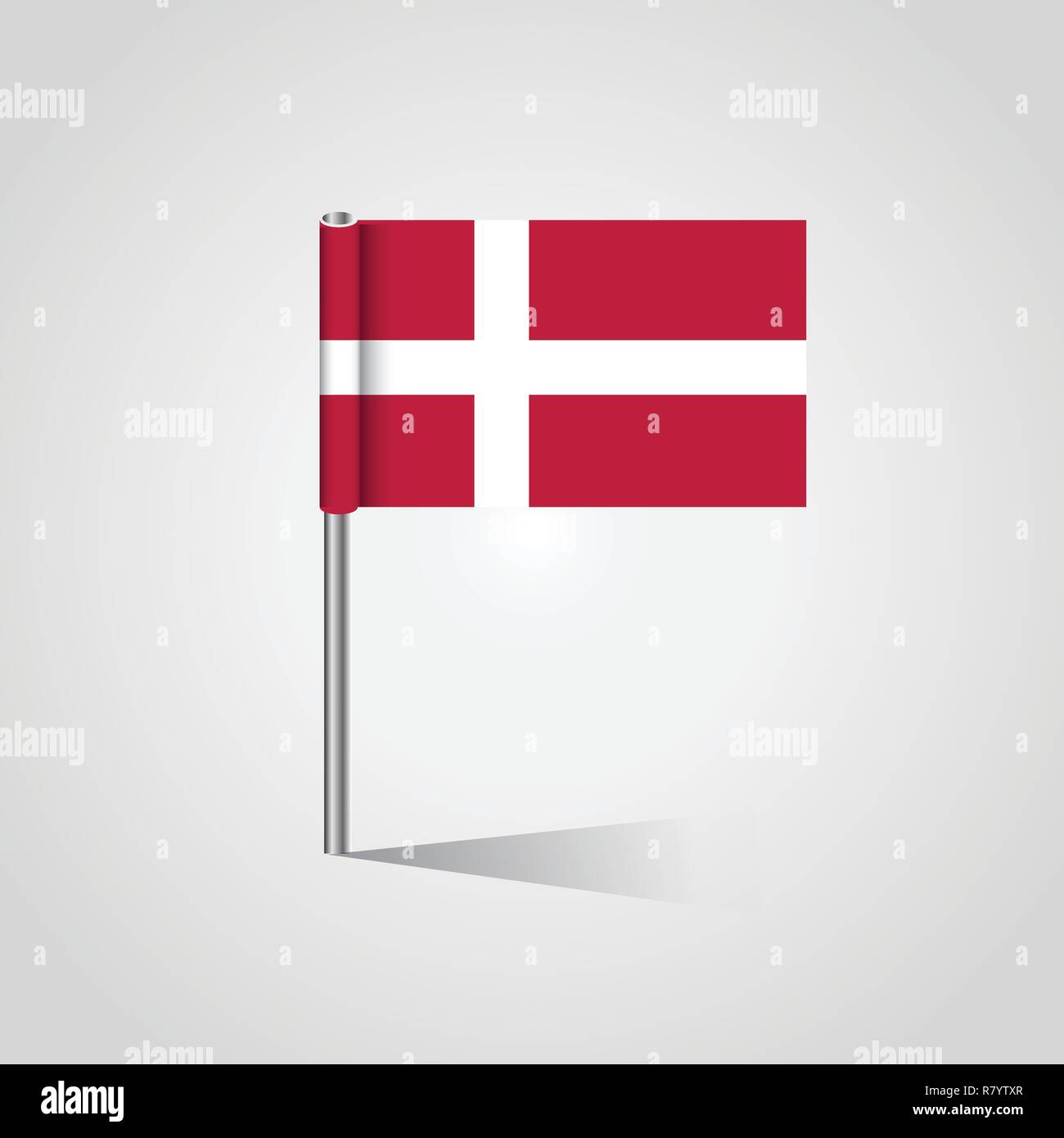 Map pin denmark Stock Vector Images - Alamy