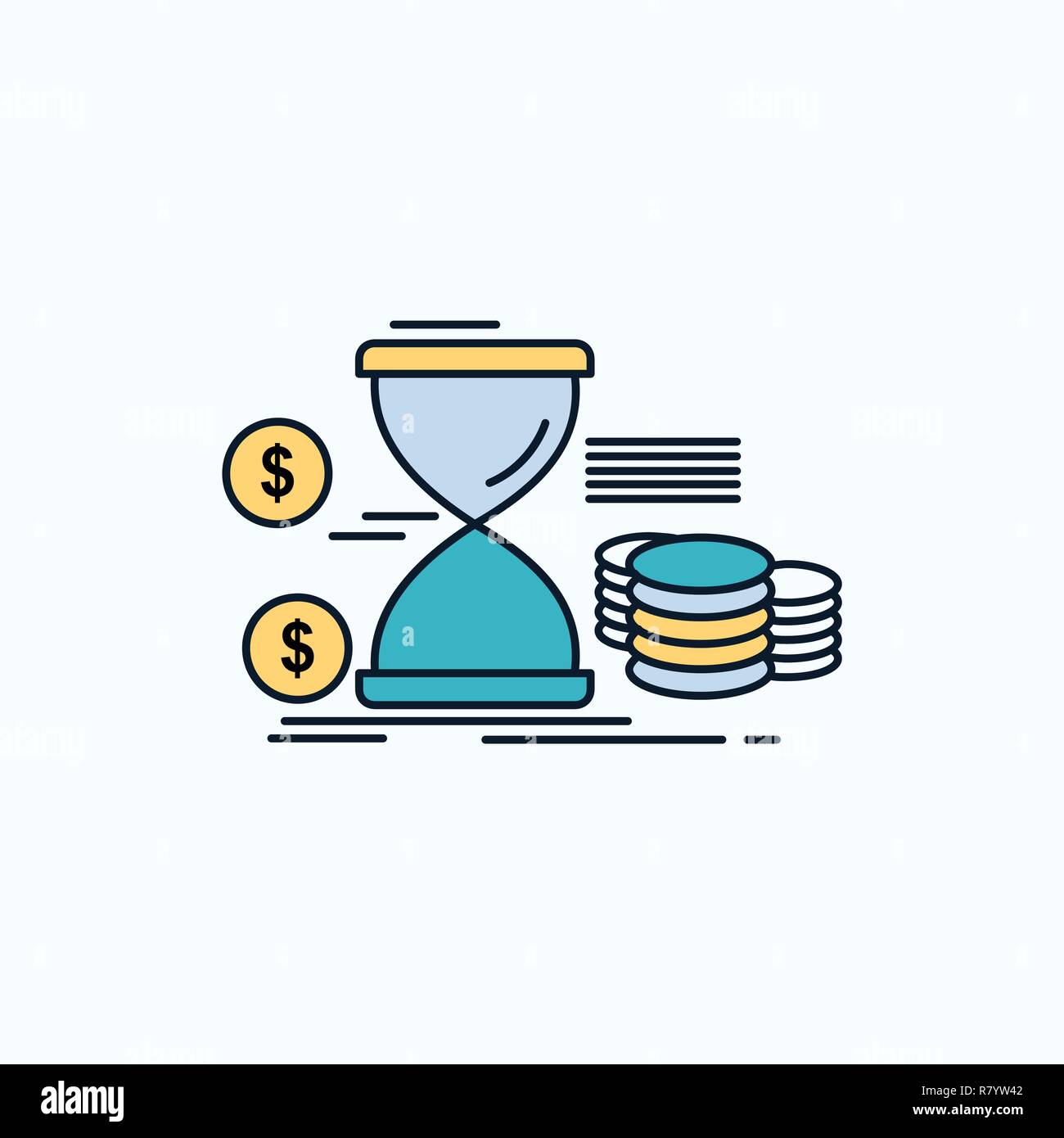 Hourglass Flat Icon Png