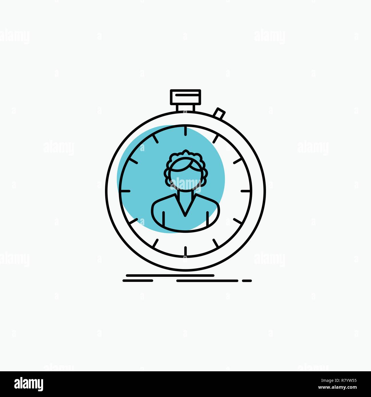 Marathon start stopwatch timer Cut Out Stock Images & Pictures - Alamy