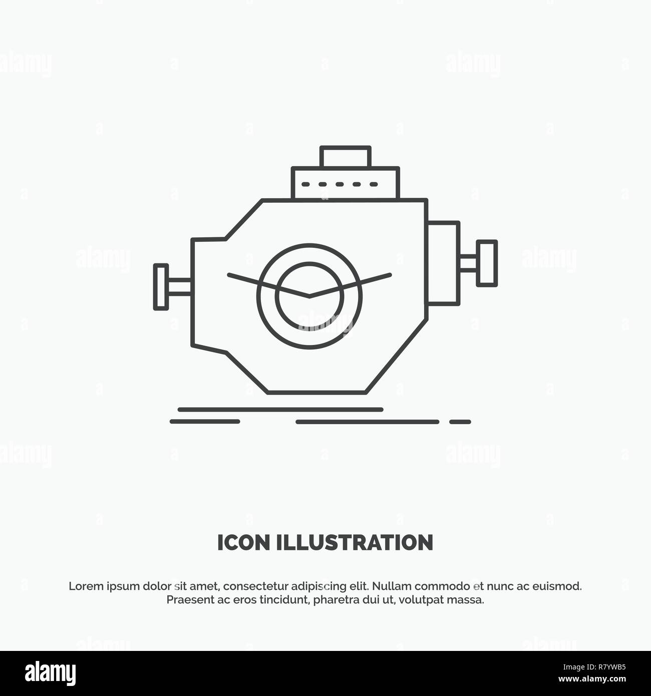 Iron valve wheel Stock Vector Images - Alamy