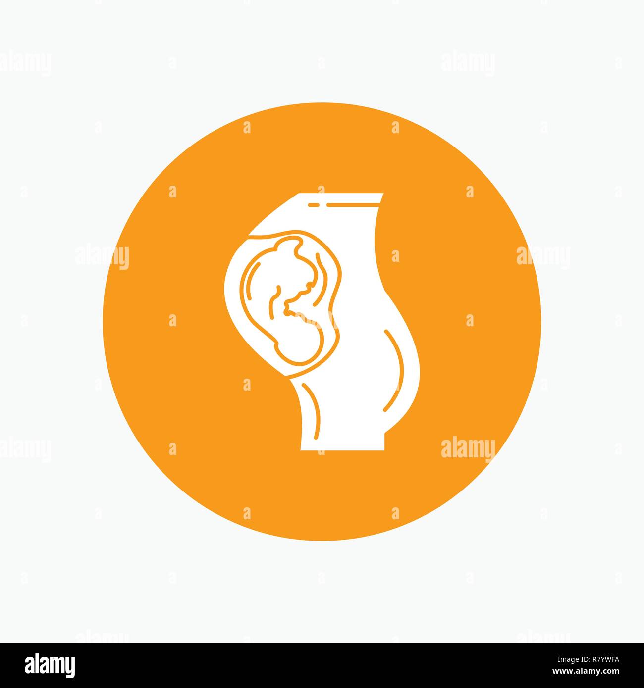Pregnant Belly Button Stock Vector Images Alamy