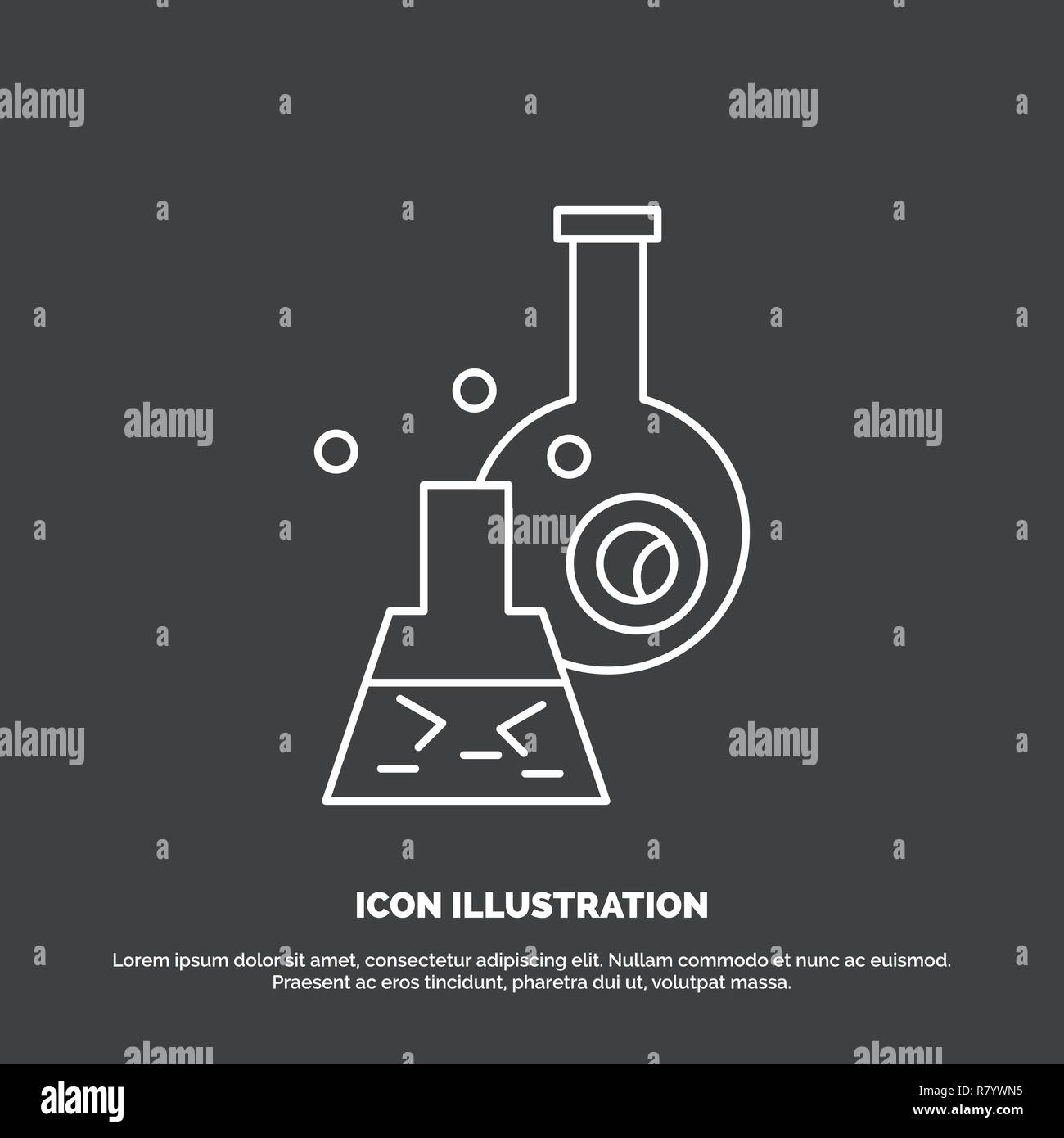 Beaker symbol Stock Vector Images - Alamy