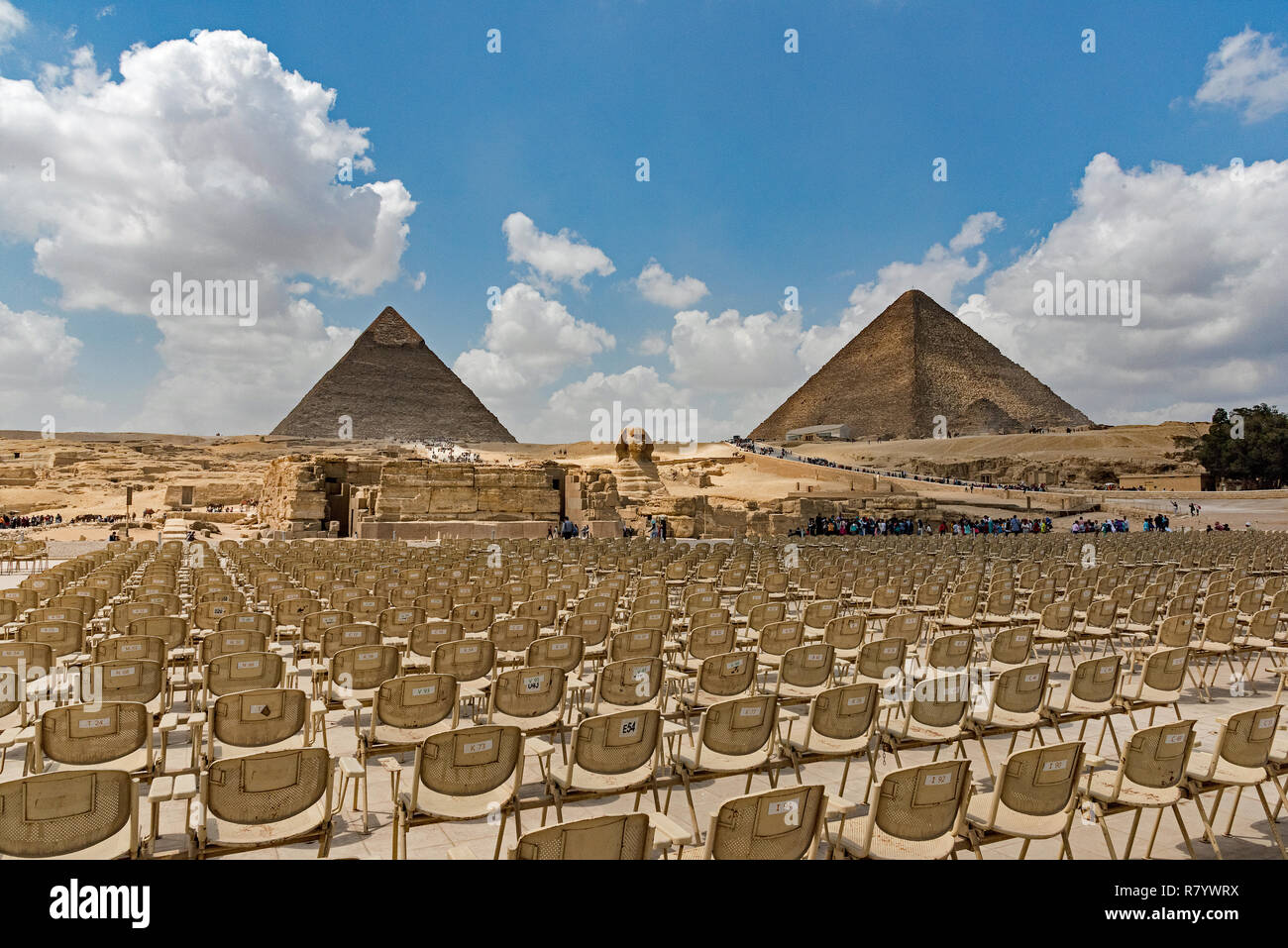 Panoramic view of giza pyramids hi-res stock photography and images - Alamy