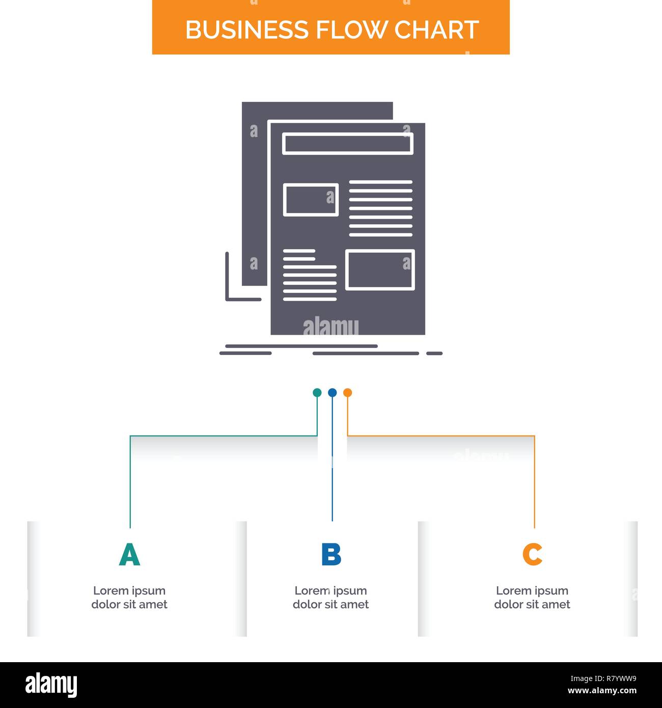 Text reportage Stock Vector Images - Alamy