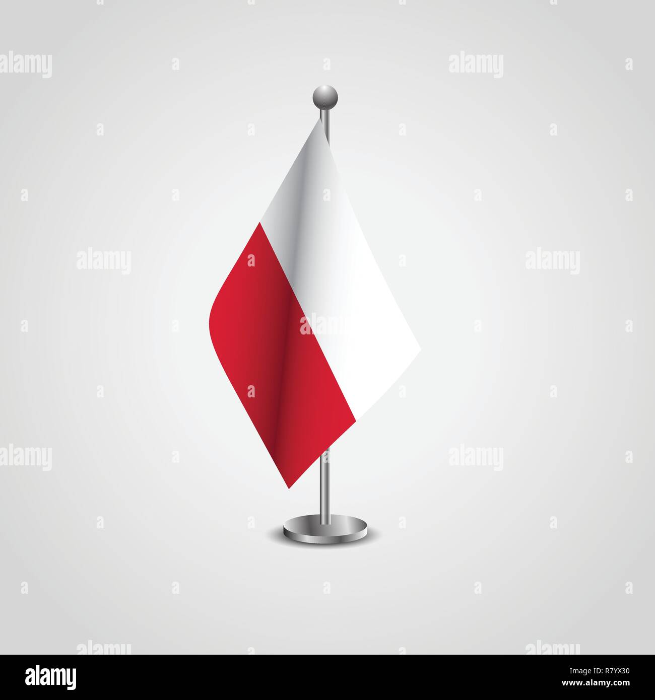 Vector flag pol hi-res stock photography and images - Alamy