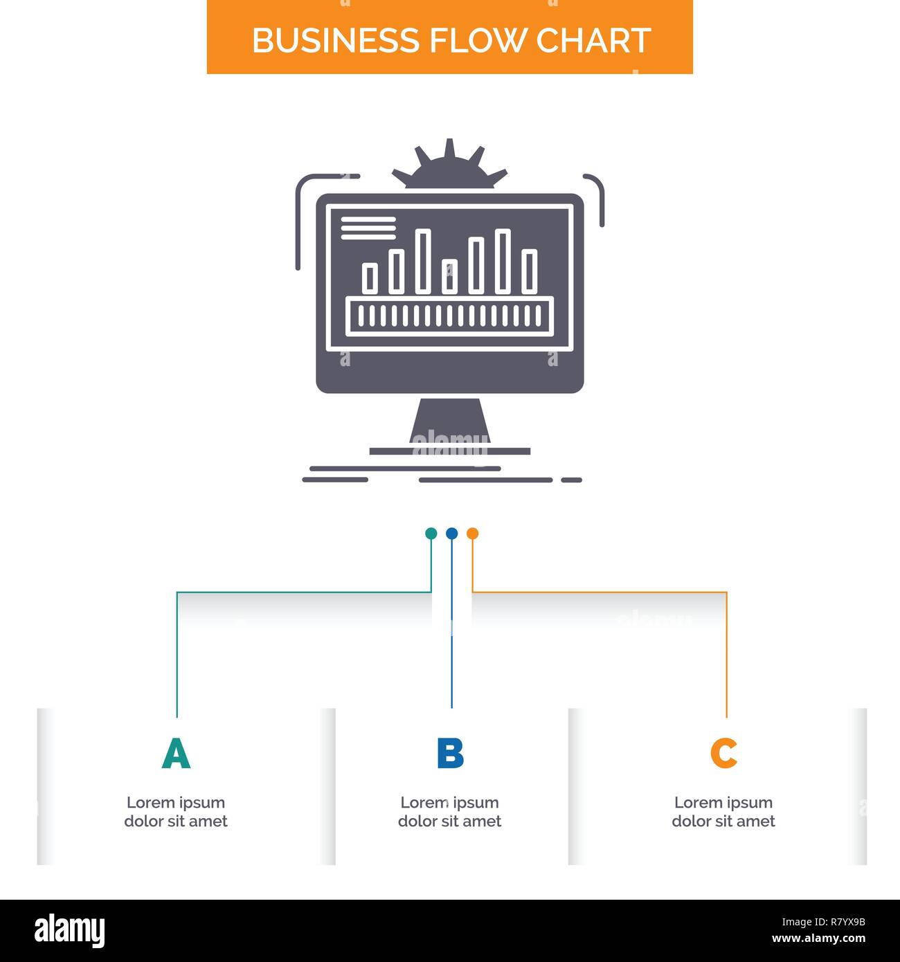 Monitor flow chart Stock Vector Images - Alamy