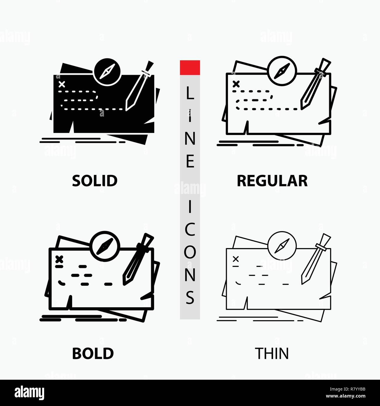 Map in stone Stock Vector Images - Alamy