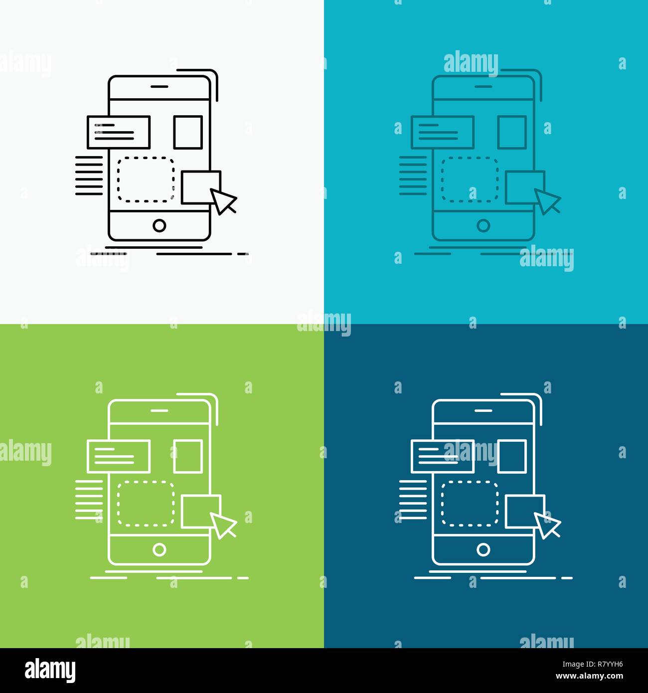 Drag and drop app Stock Vector Images - Alamy