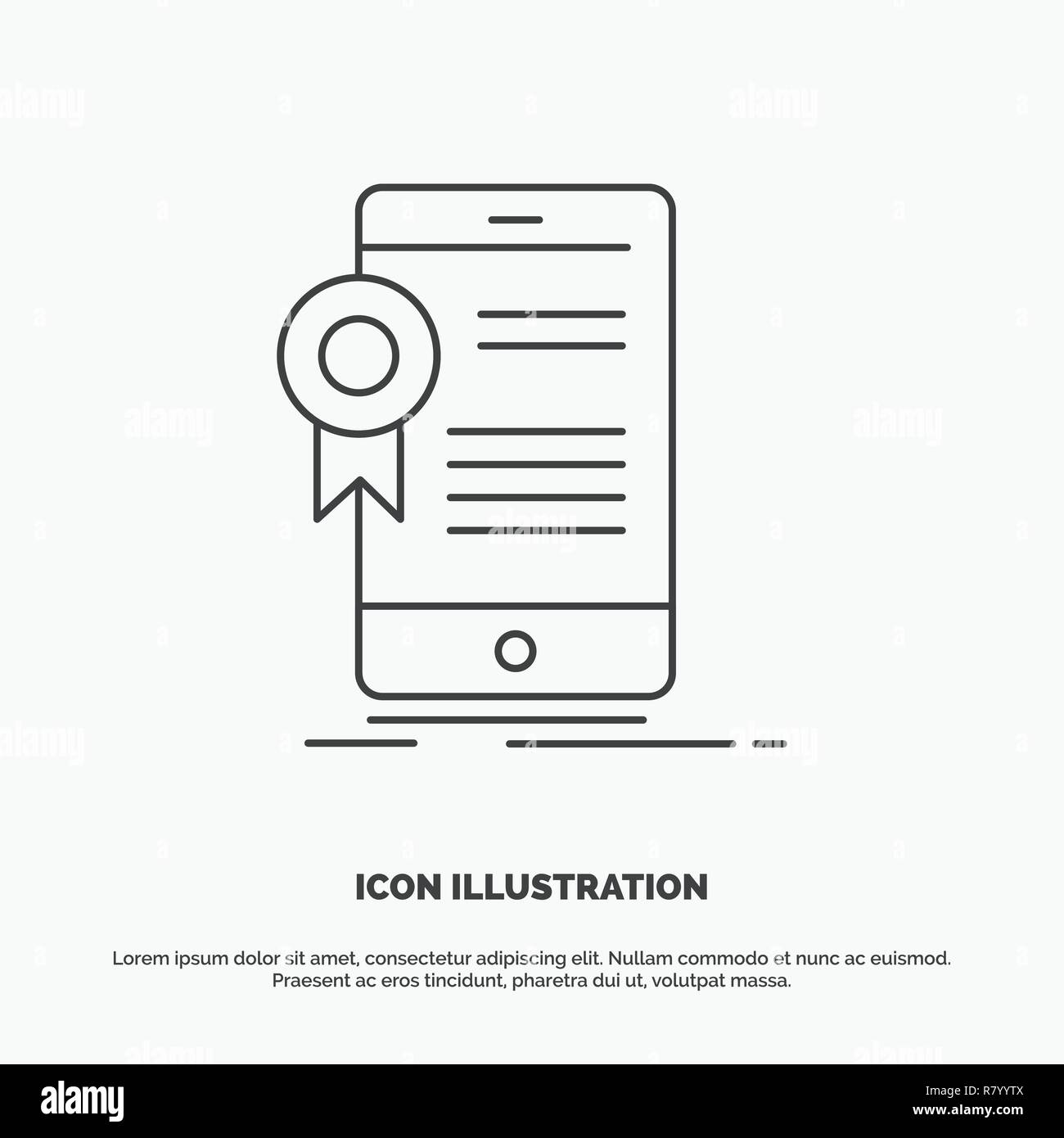 Approval icon Stock Vector Images - Alamy