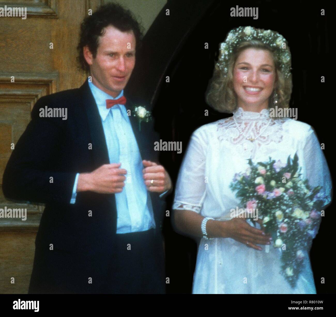 John McEnroe and Tatum O'Neal pictured leaving St. Dominic Catholic ...