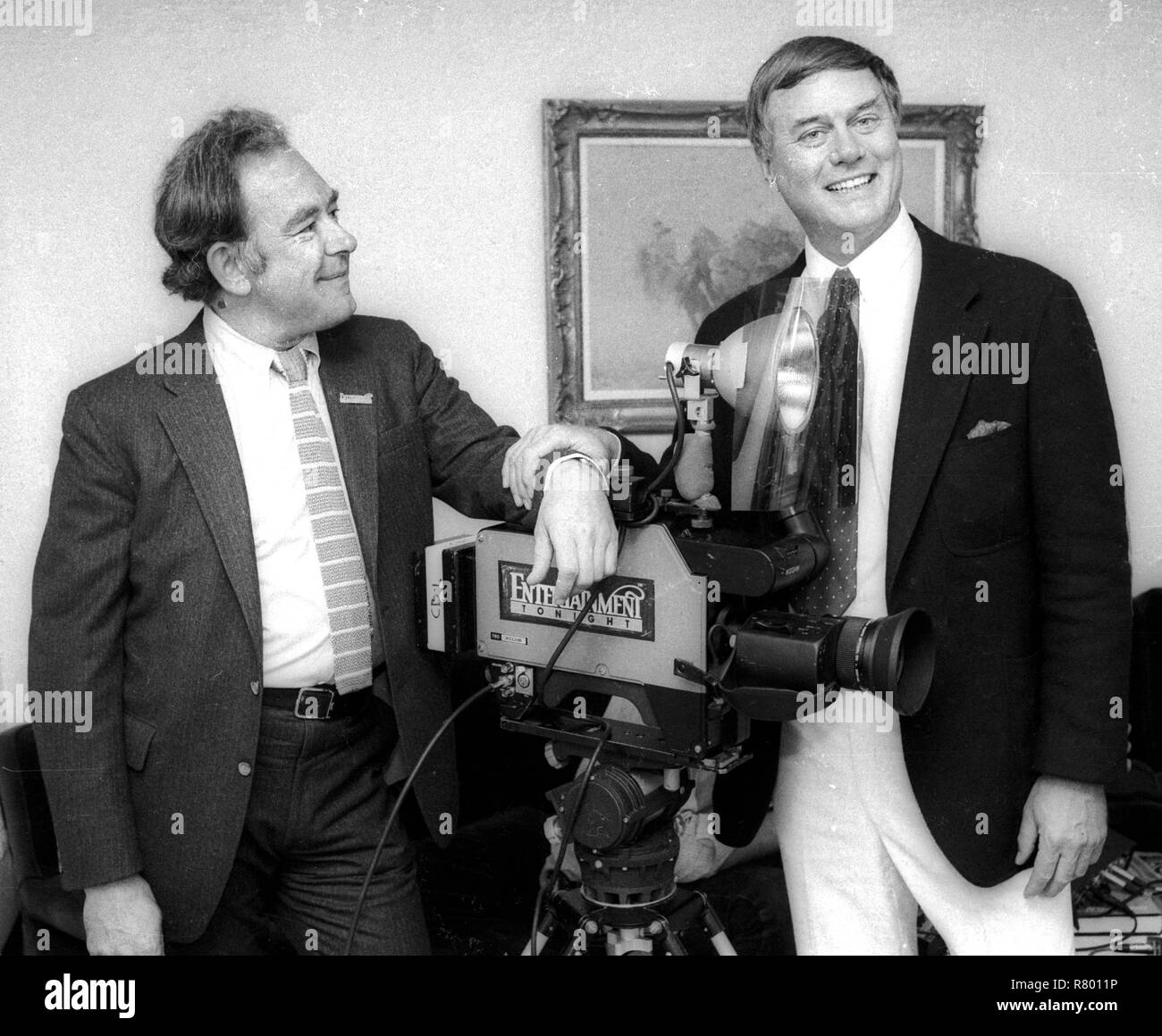 Robin Leach and Larry Hagman 1982 Photo By Adam Scull/PHOTOlink ...