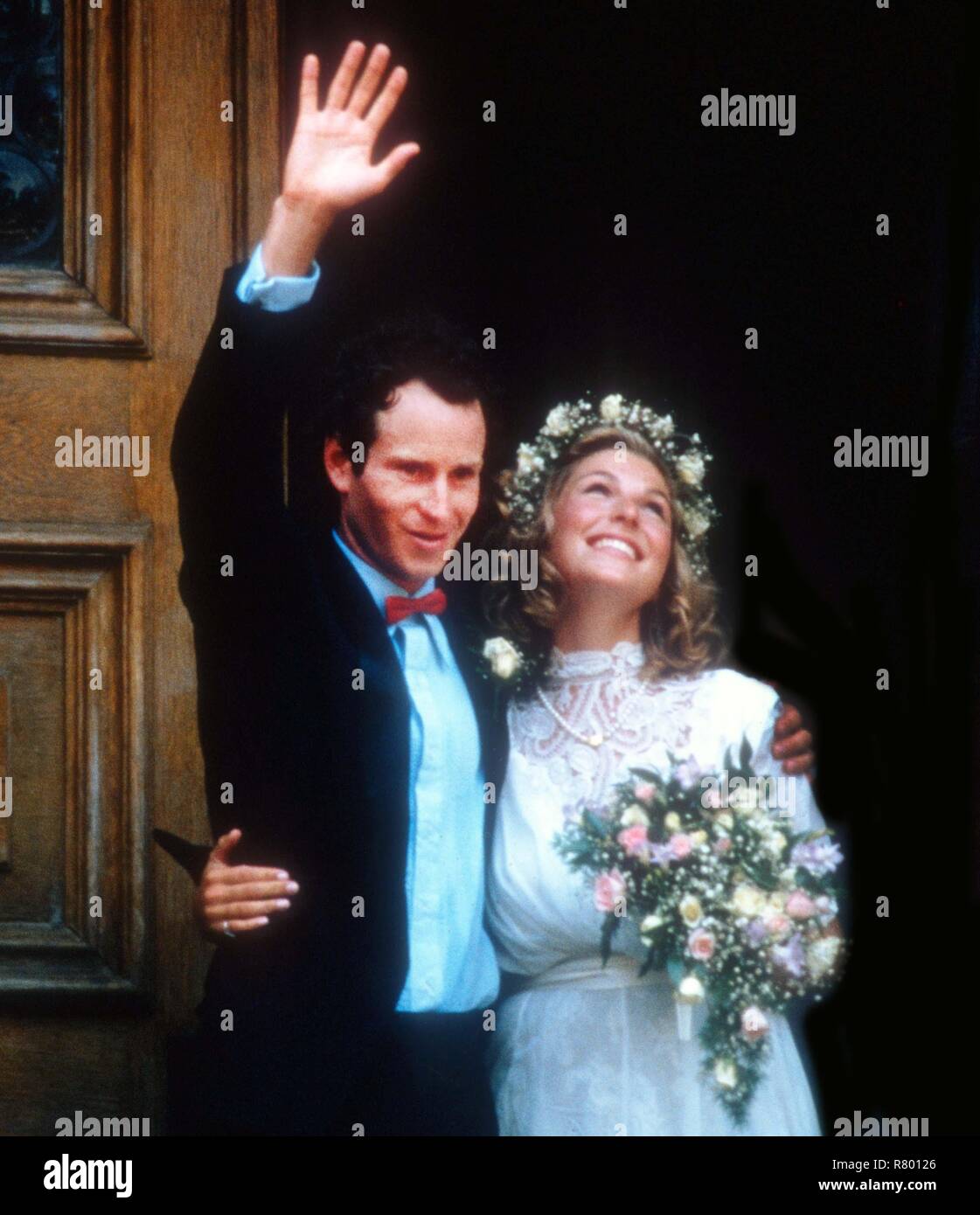 John McEnroe and Tatum O'Neal pictured leaving St. Dominic Catholic ...