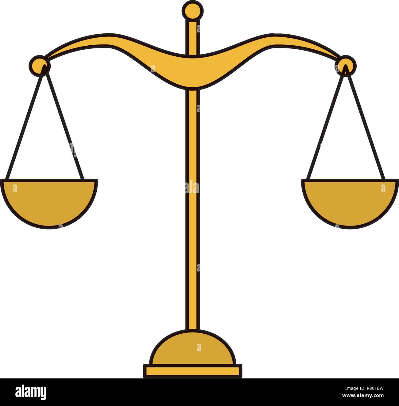 scale balance equality icon vector illustration design Stock Vector ...