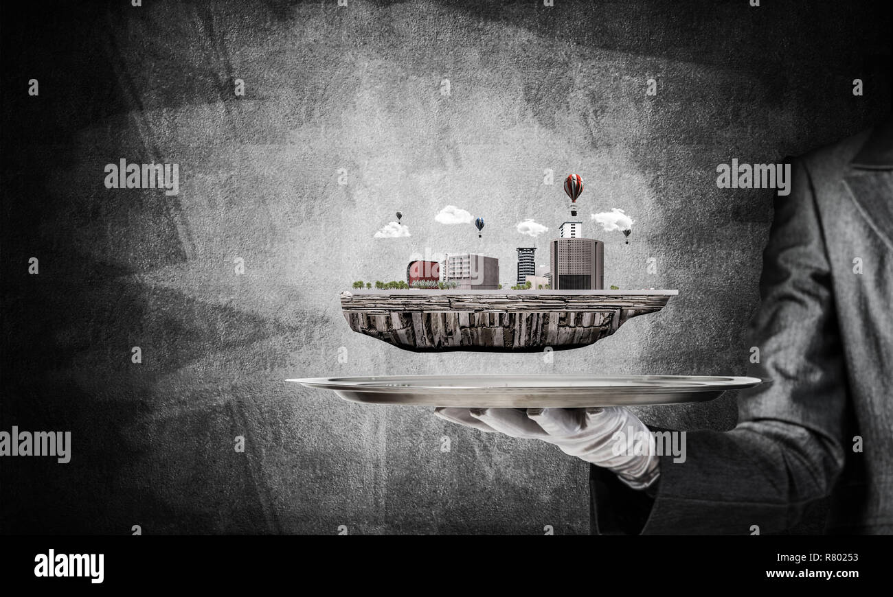 Concept of modern urban development Stock Photo - Alamy