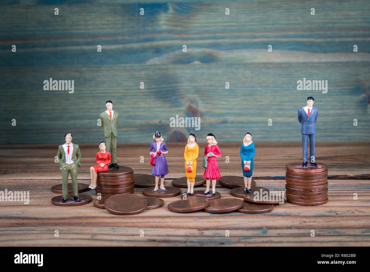 Money pile inequality hi-res stock photography and images - Alamy