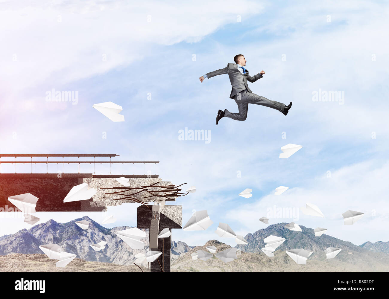 Problems and difficulties overcoming concept Stock Photo - Alamy
