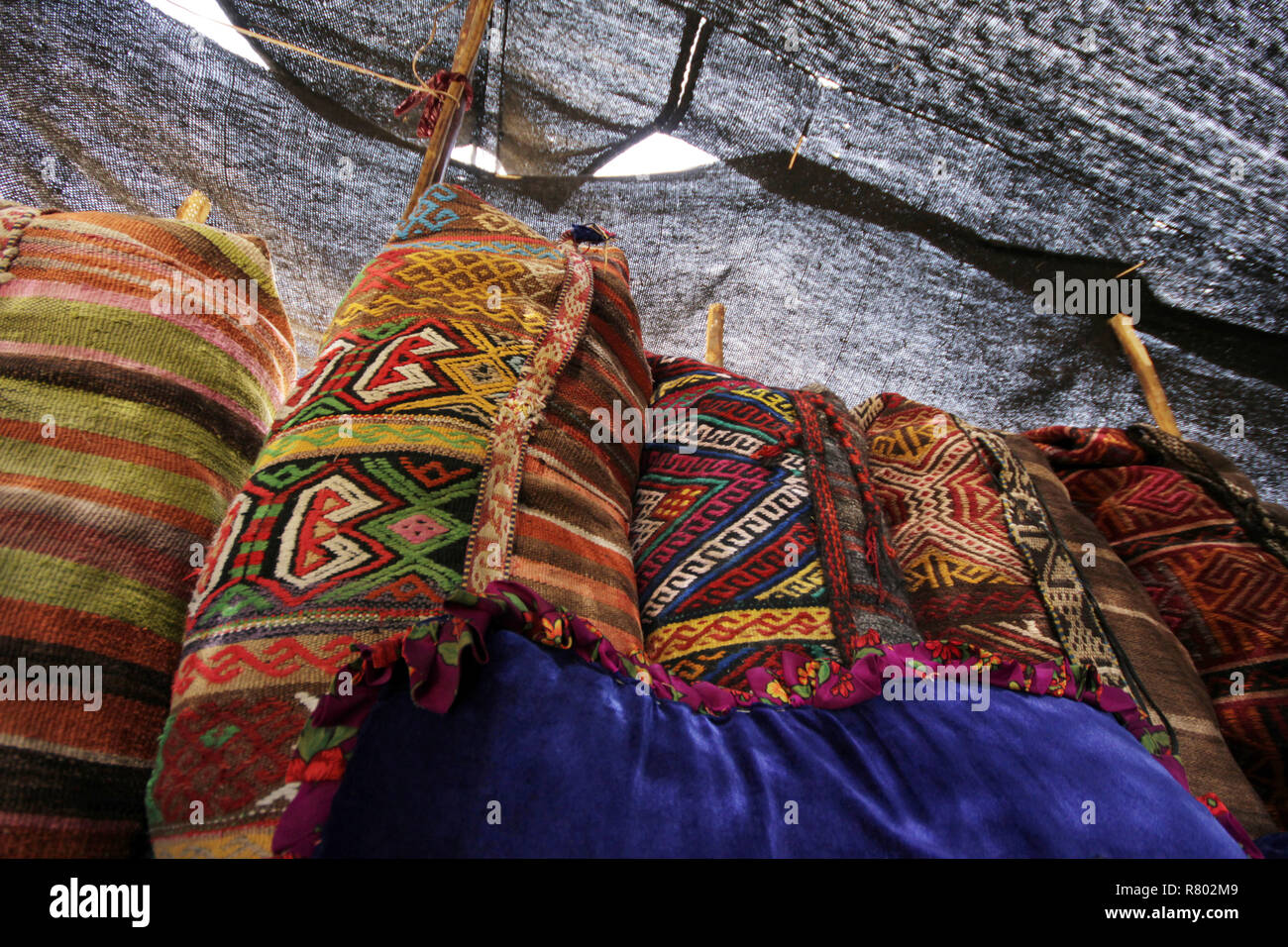 hand woven wool sack Stock Photo - Alamy