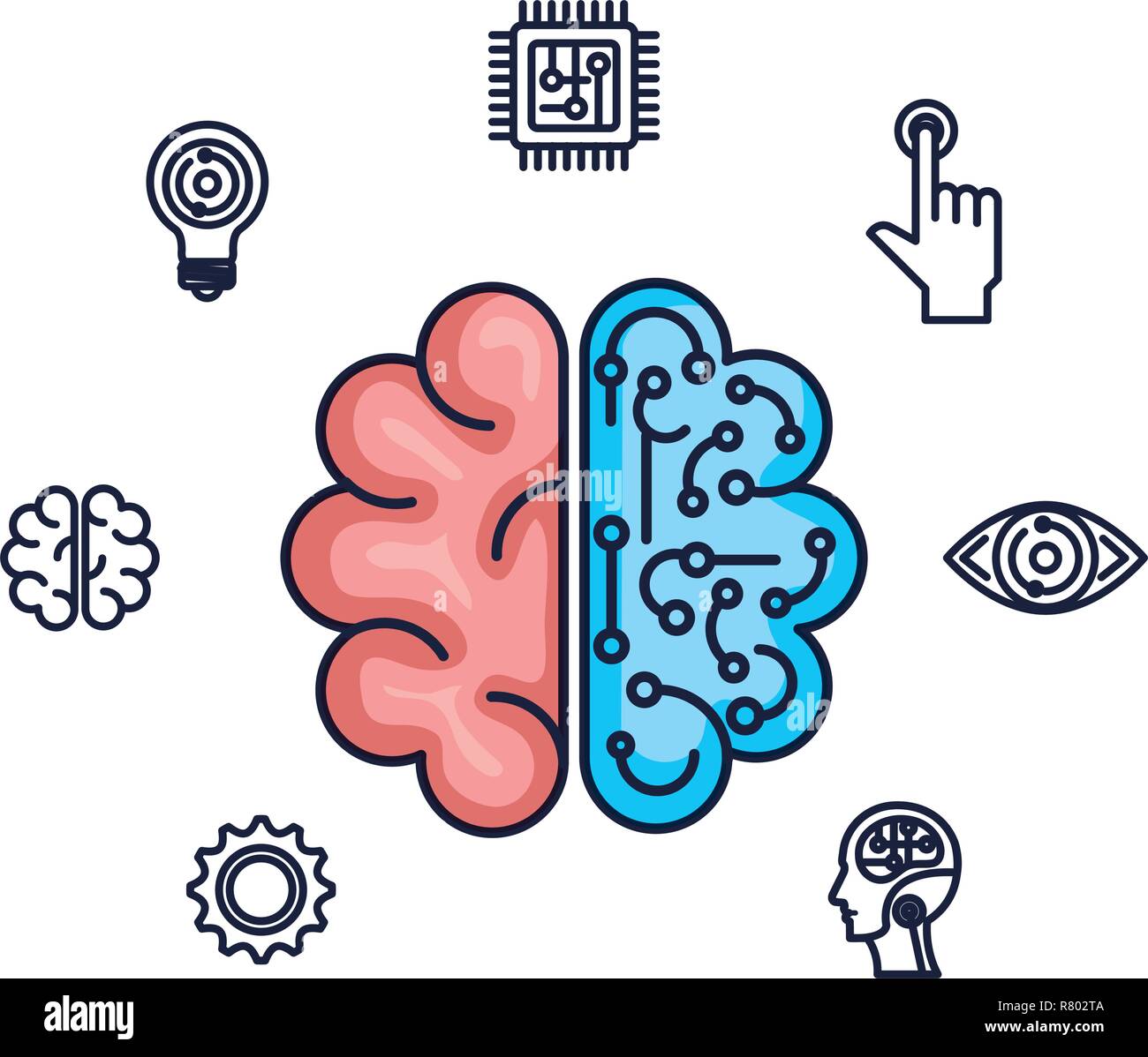 Tech icons hi-res stock photography and images - Alamy