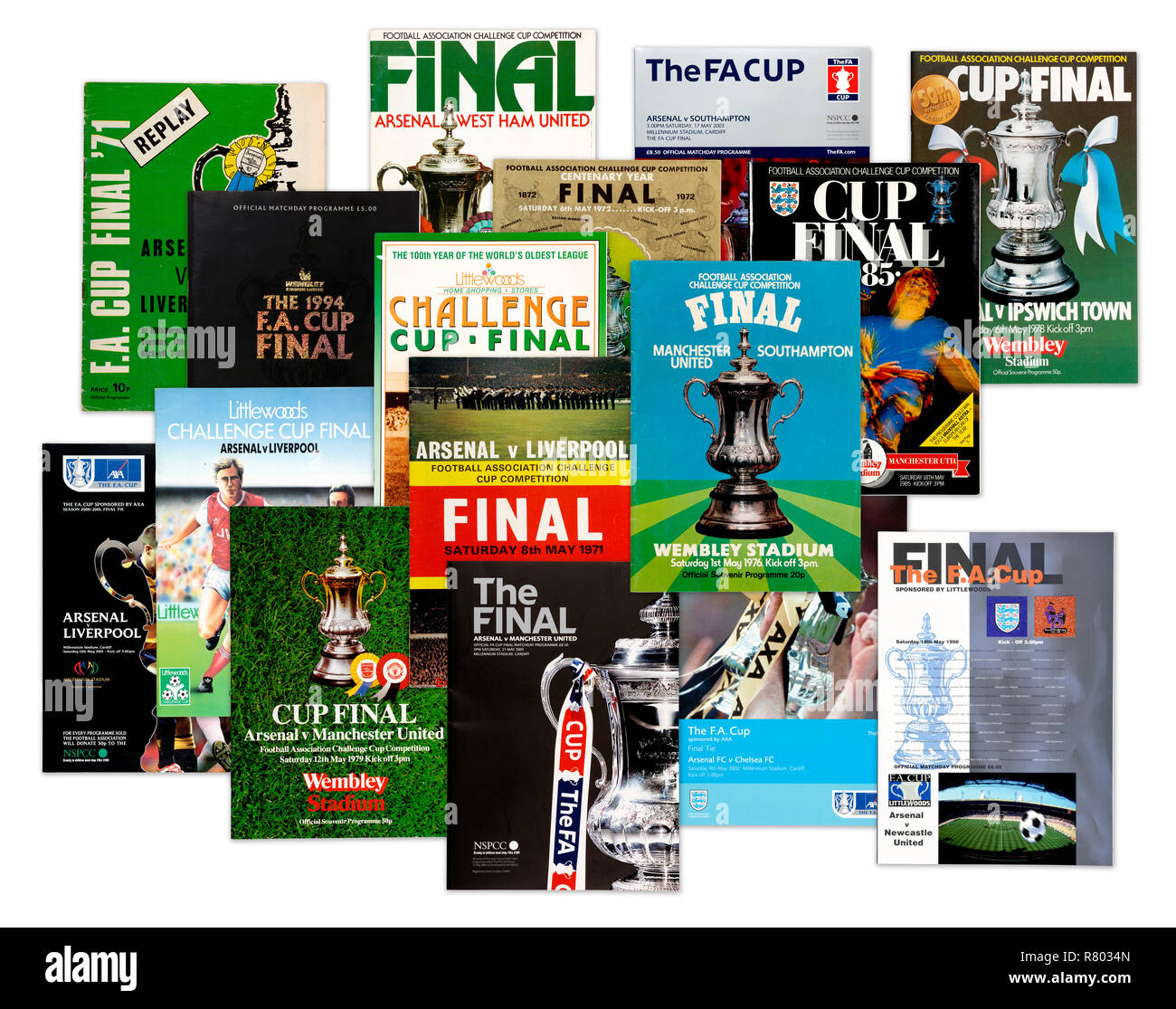 1990 fa cup final programme Cut Out Stock Images & Pictures - Alamy