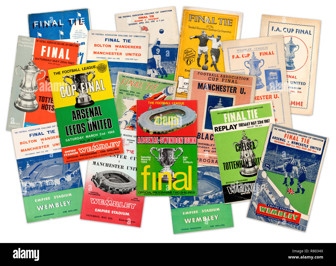 1950s fa cup final programme hi-res stock photography and images - Alamy