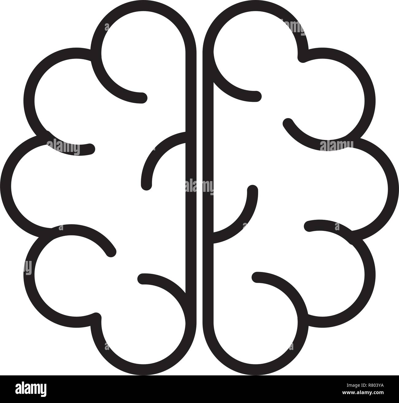 brain storming isolated icon vector illustration design Stock Vector ...