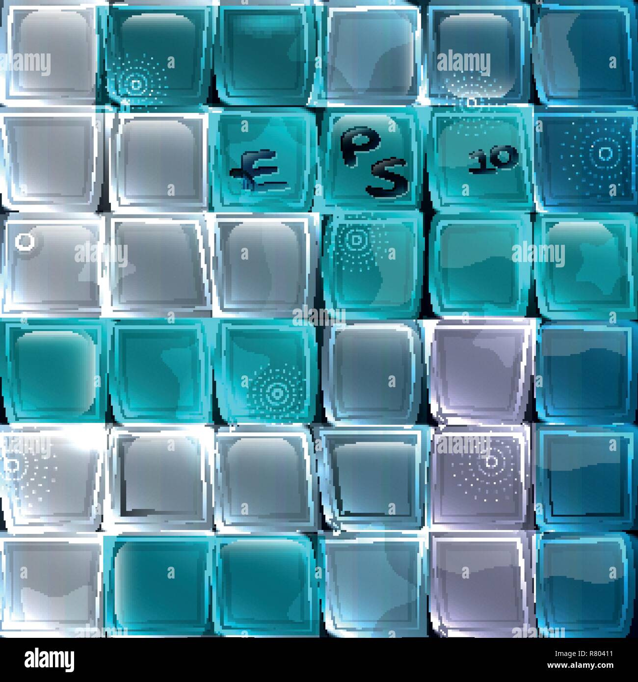 Ice cubes vector with background Stock Vector Image & Art - Alamy