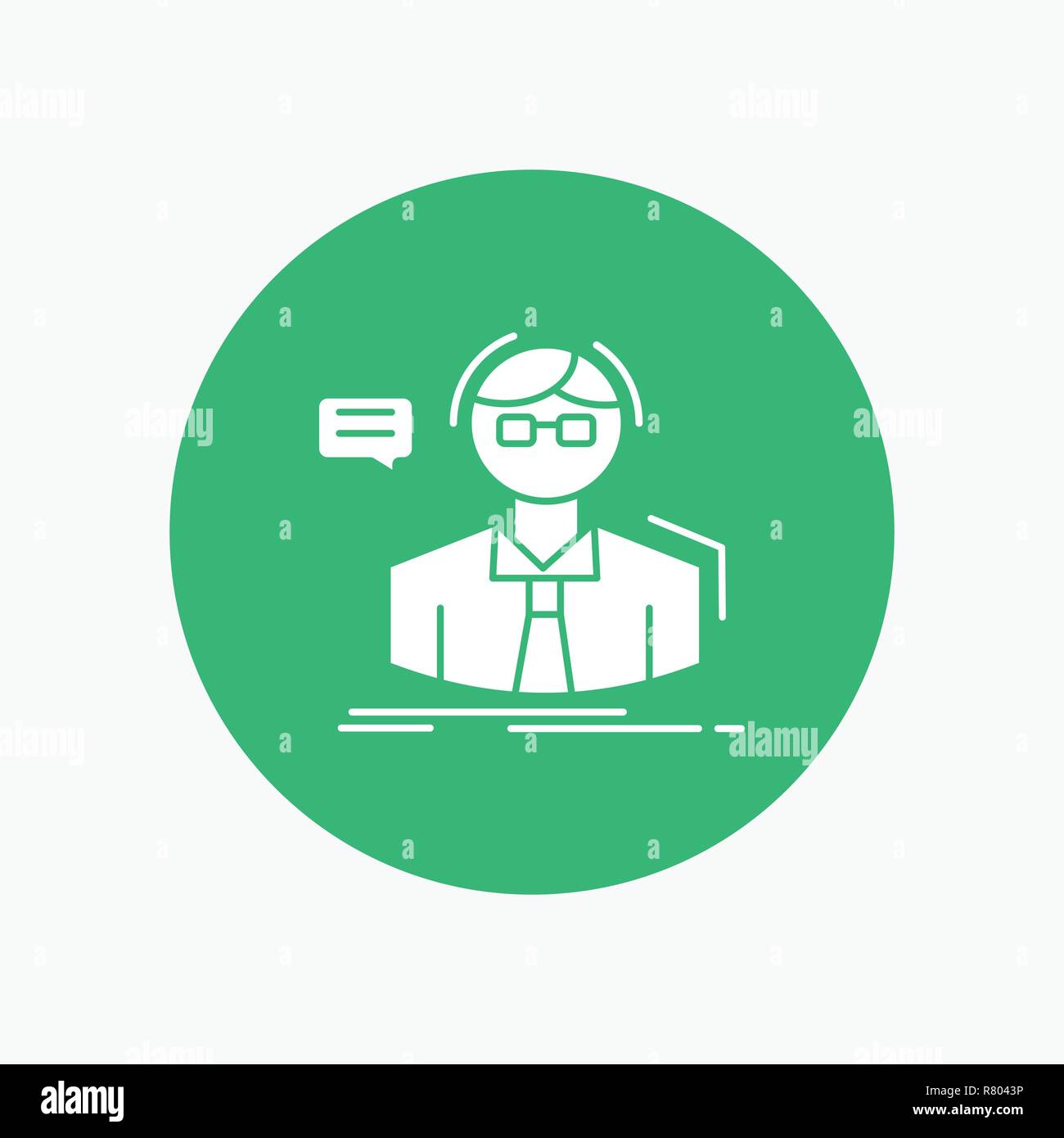 Classroom with students in circle Stock Vector Images - Alamy