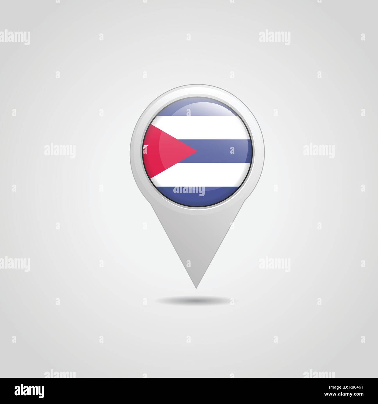Cuba flag map hi-res stock photography and images - Alamy