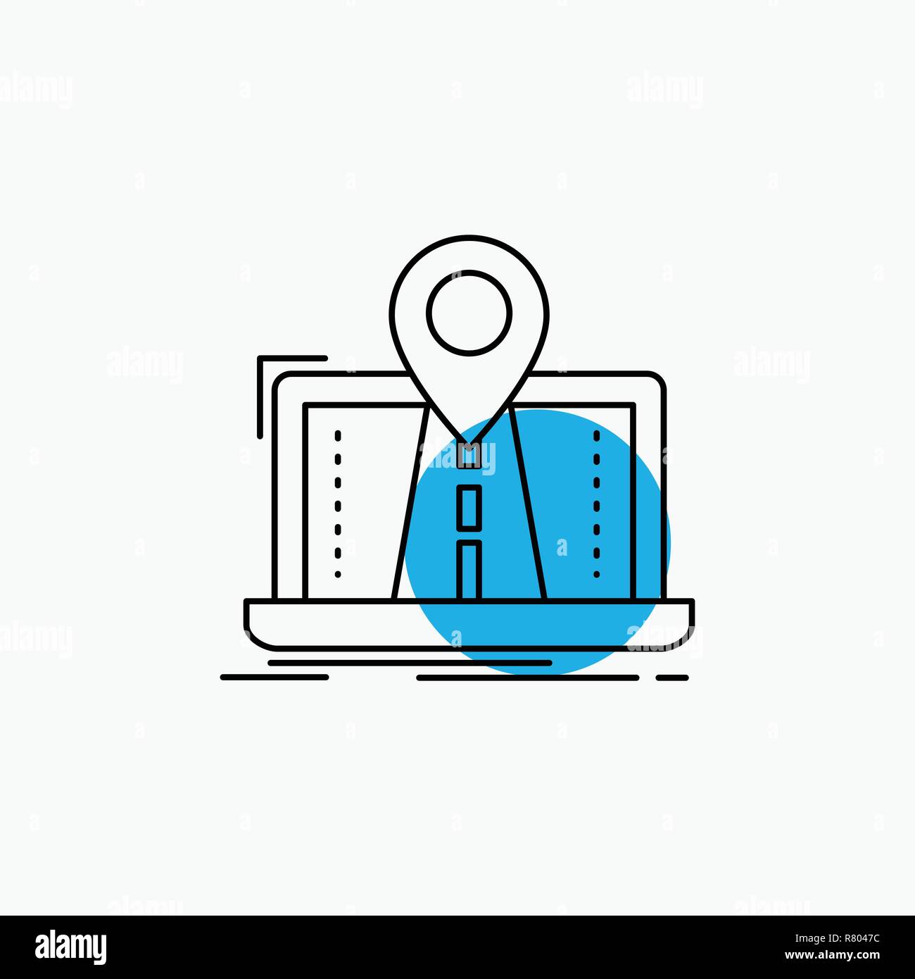 Satellite navigation display Stock Vector Images - Alamy