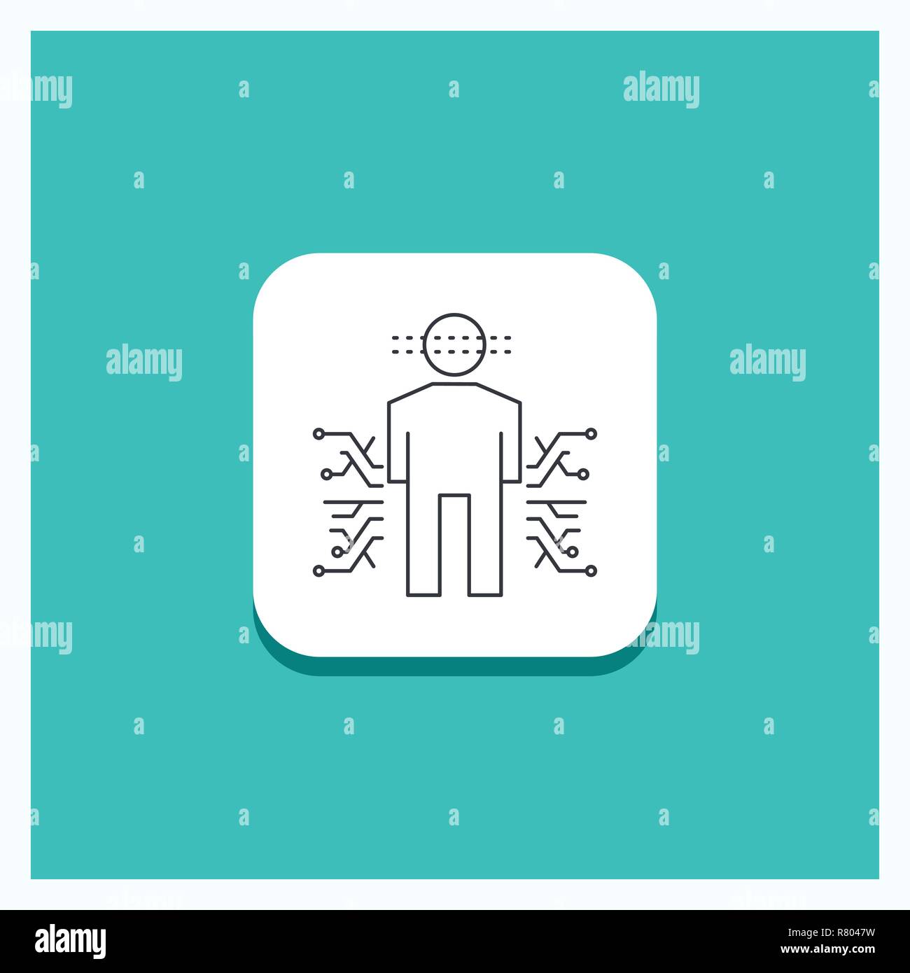 Human body sensor technology Stock Vector Images - Alamy