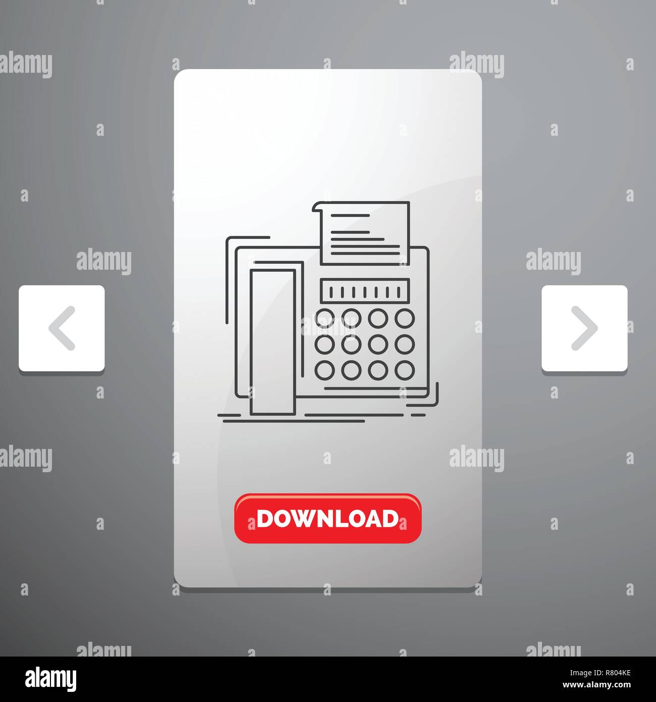 Print button keyboard Stock Vector Images - Alamy