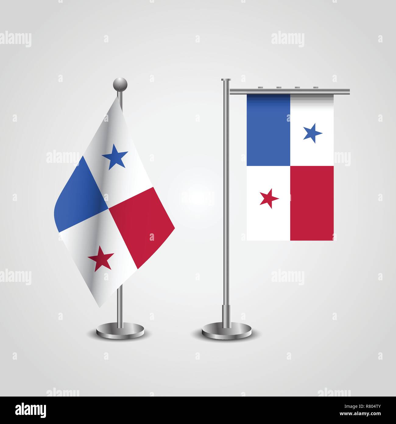 Panama flag pole hi-res stock photography and images - Alamy