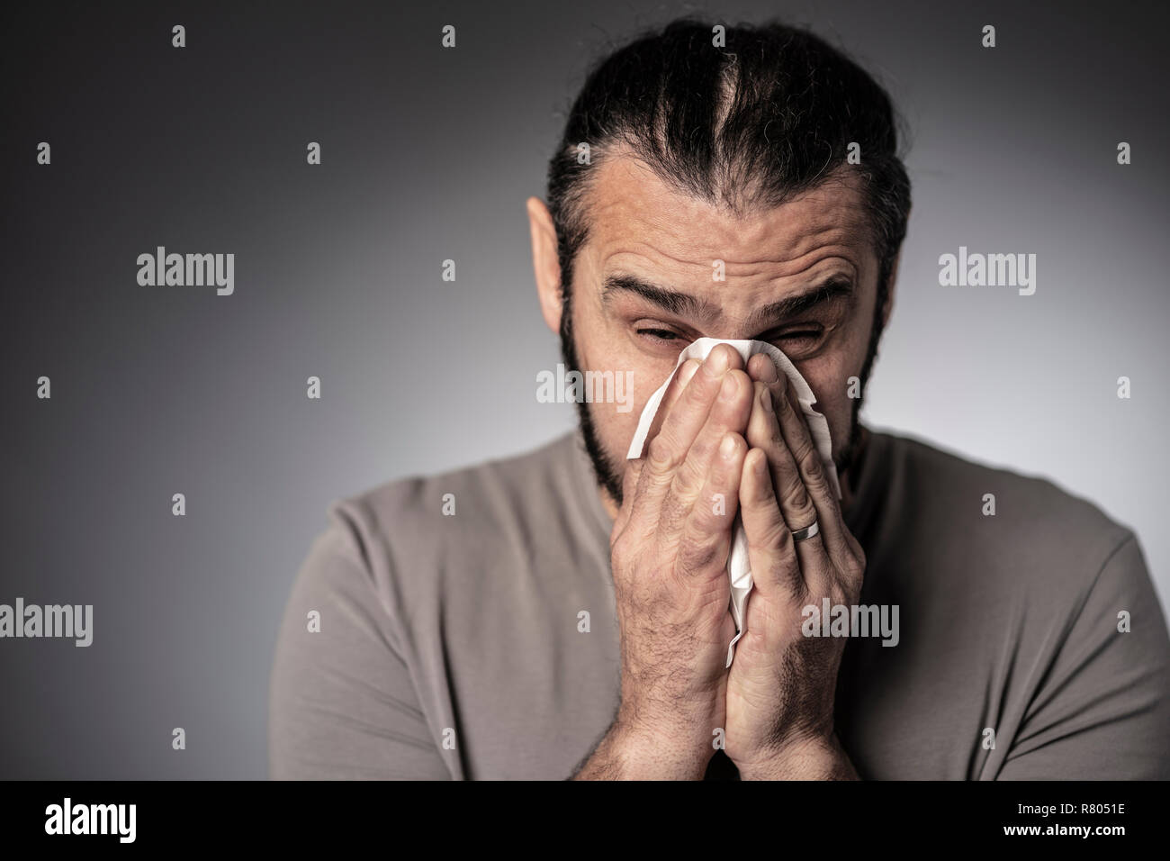 Blow their nose hi-res stock photography and images - Alamy