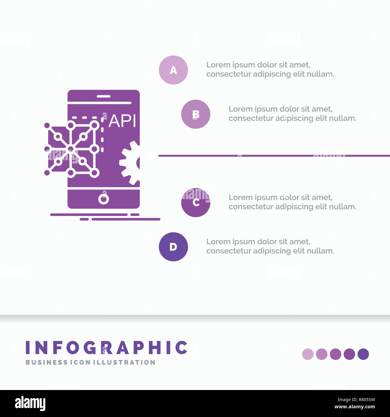 Concept mobile app development infographics Stock Vector Images - Alamy