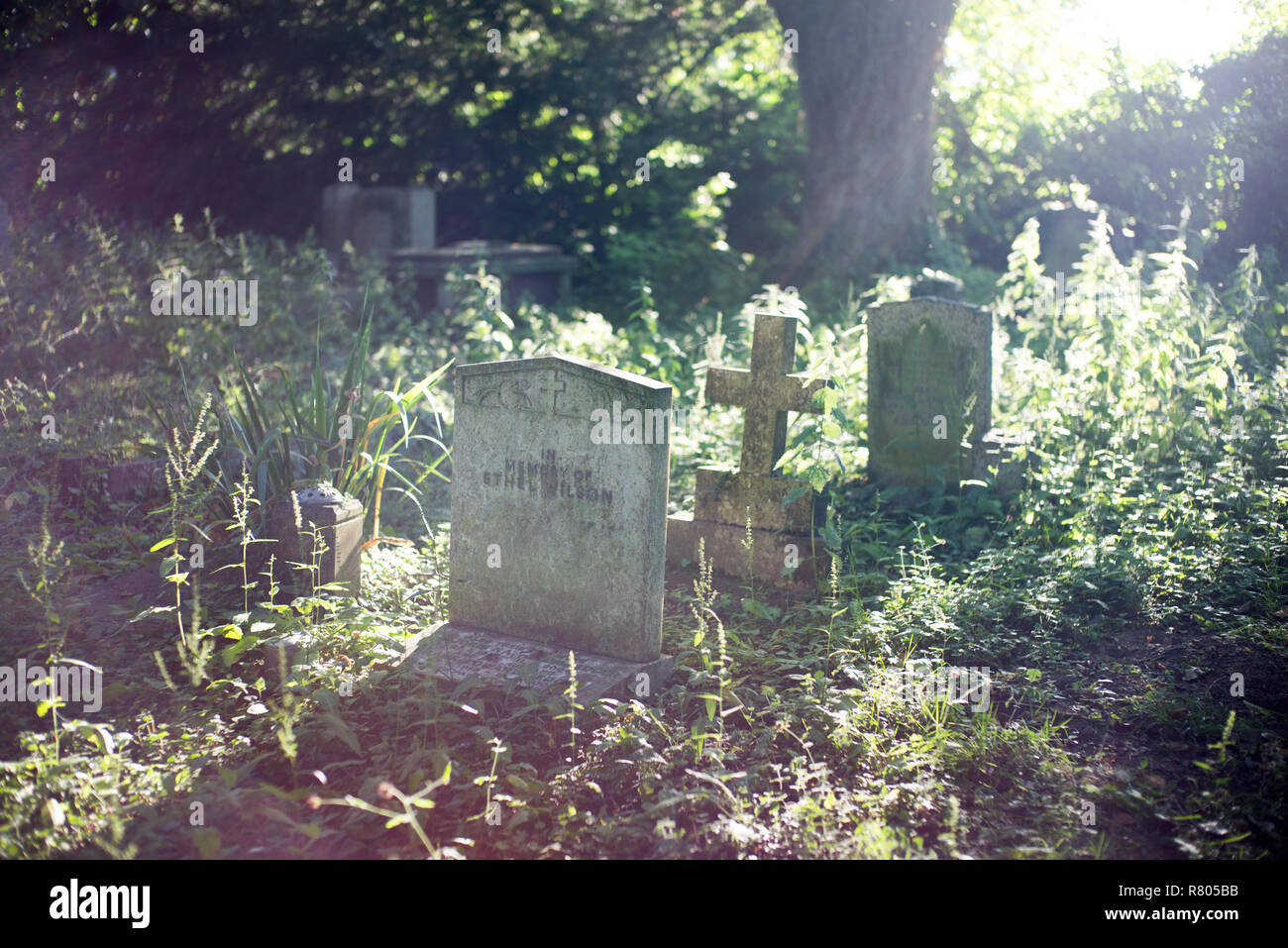 English graveyard hi-res stock photography and images - Alamy