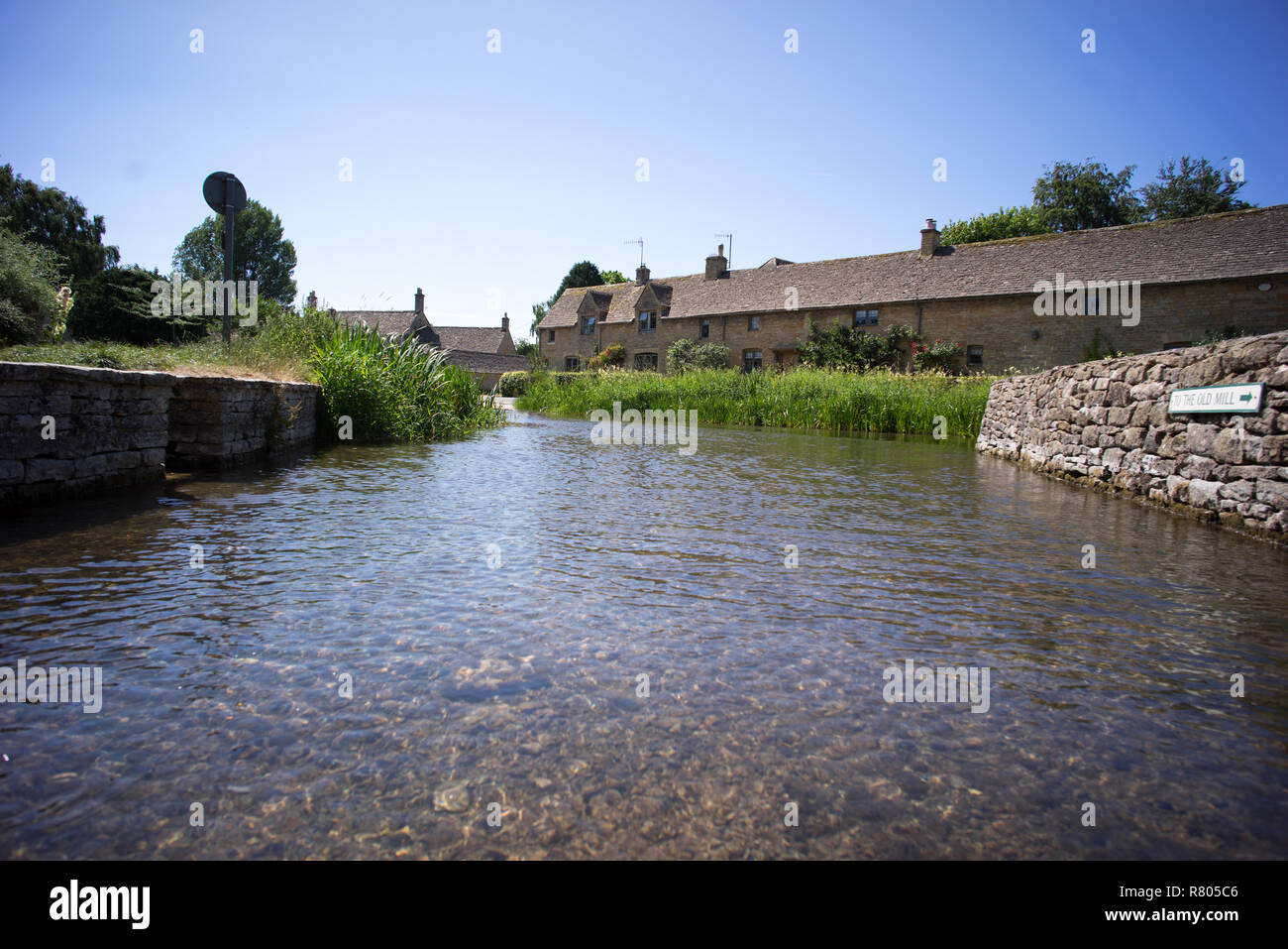 River Eye, River through medival town Stock Photo - Alamy