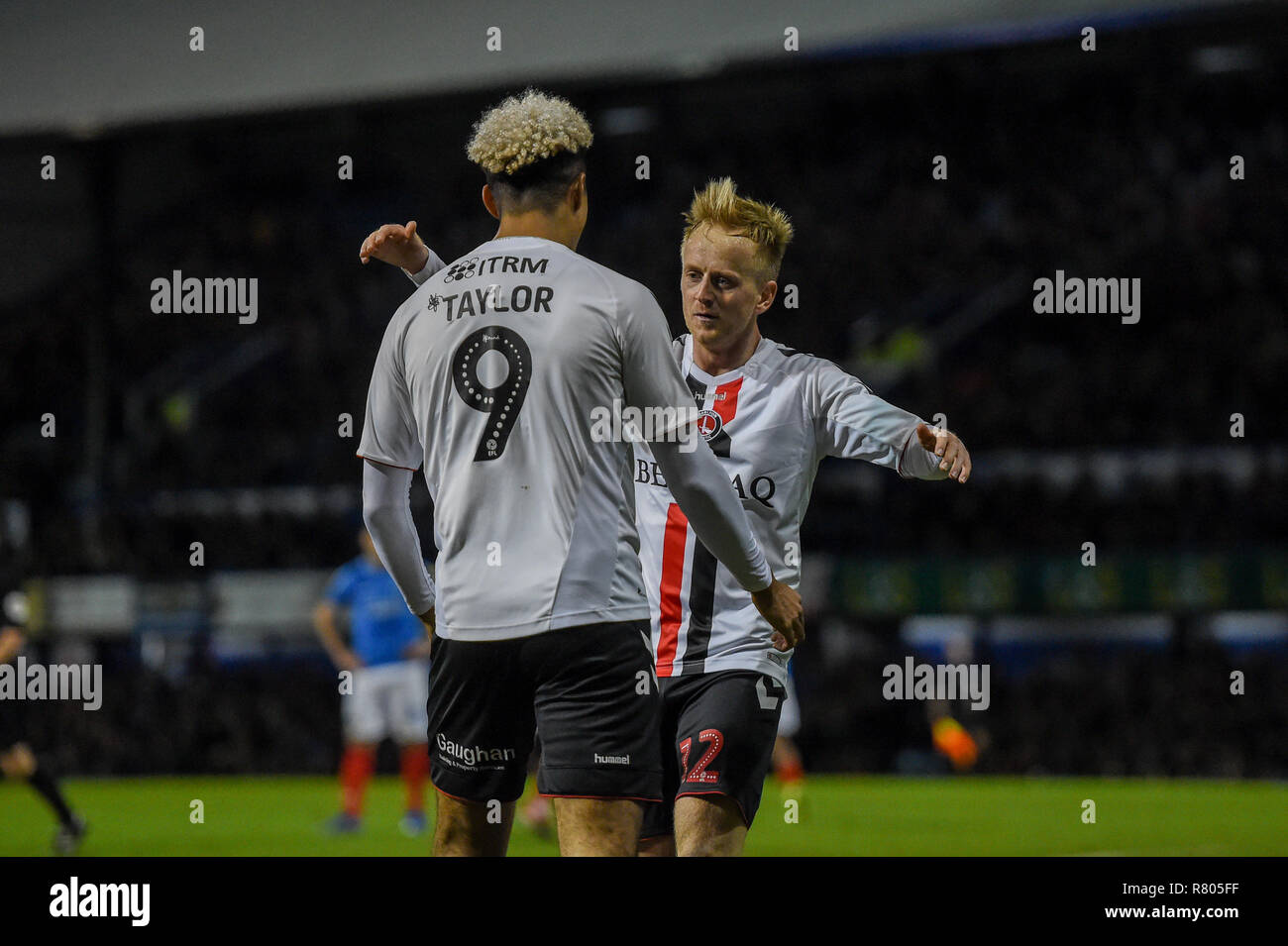 Lyle taylor celebrates hi-res stock photography and images - Alamy