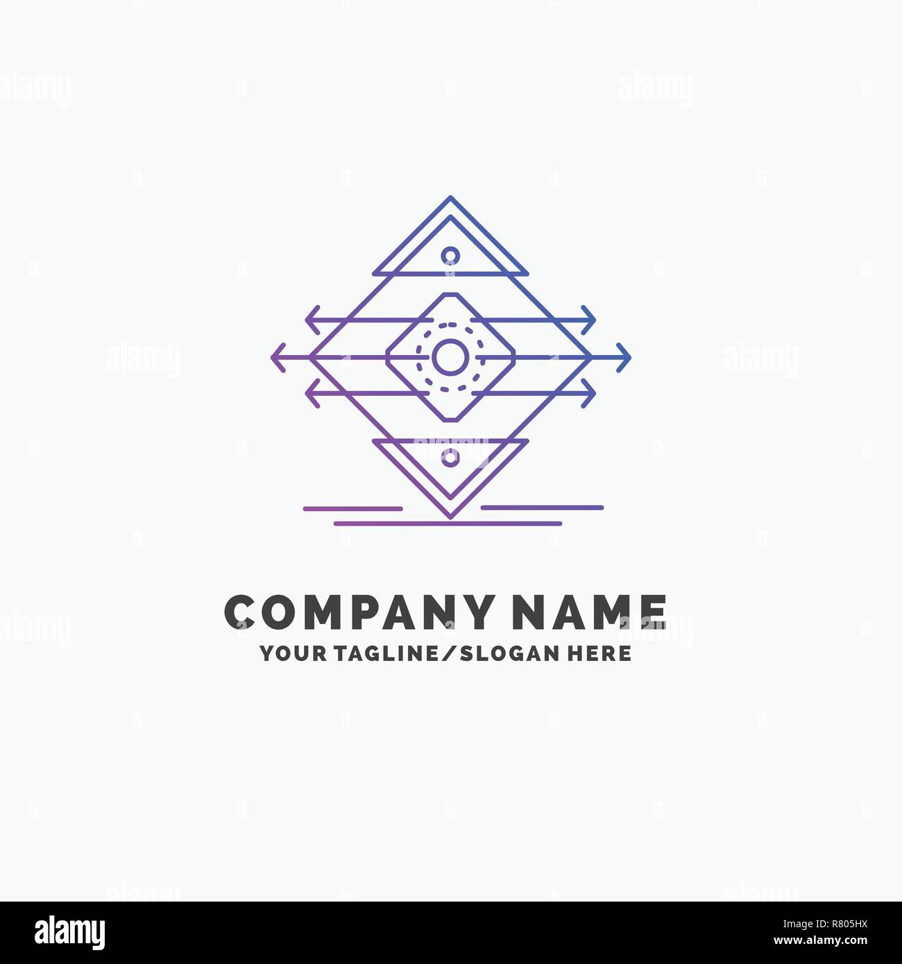 Cycle lane logo on road Stock Vector Images - Alamy
