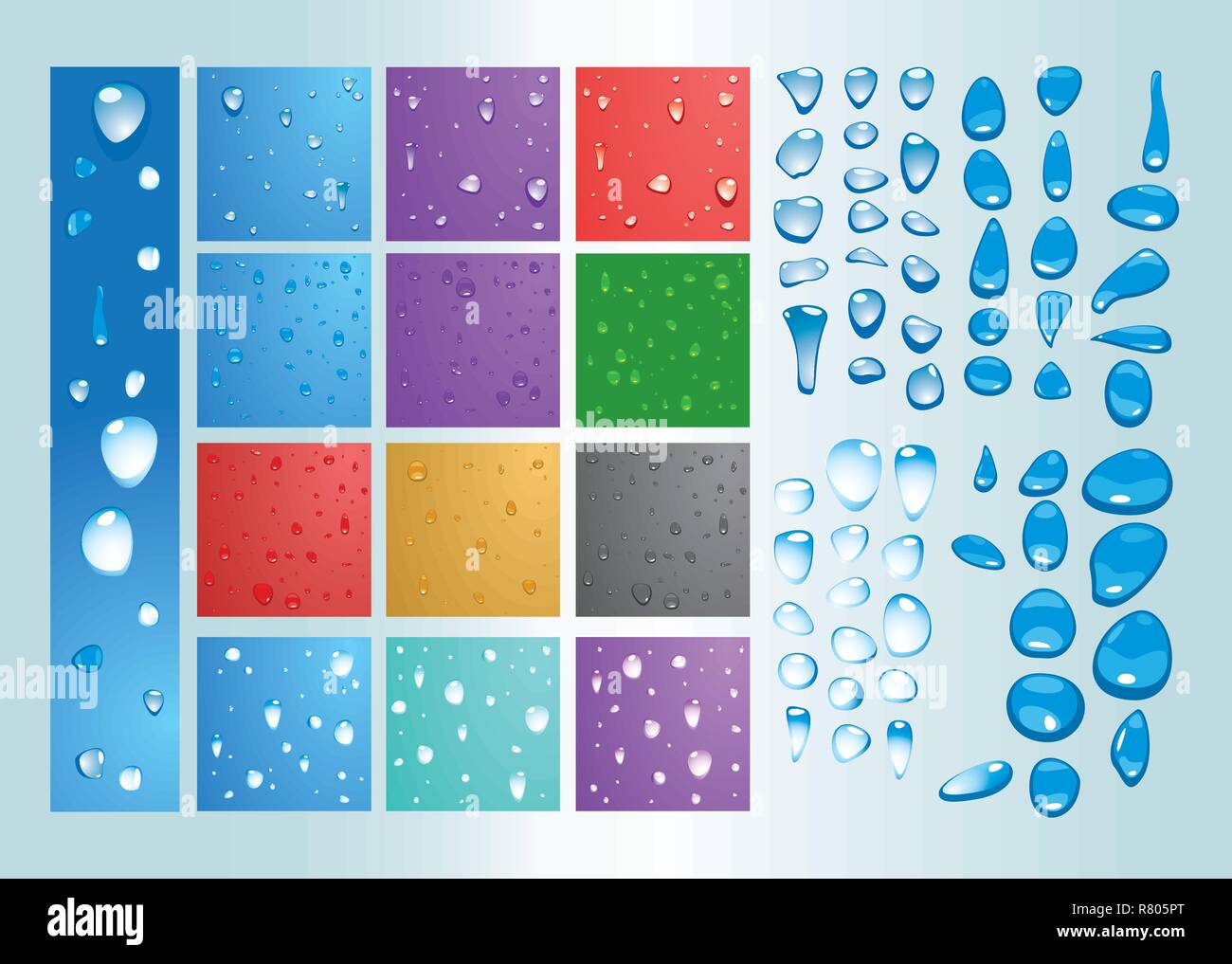Water drops vector with background Stock Vector Image & Art - Alamy