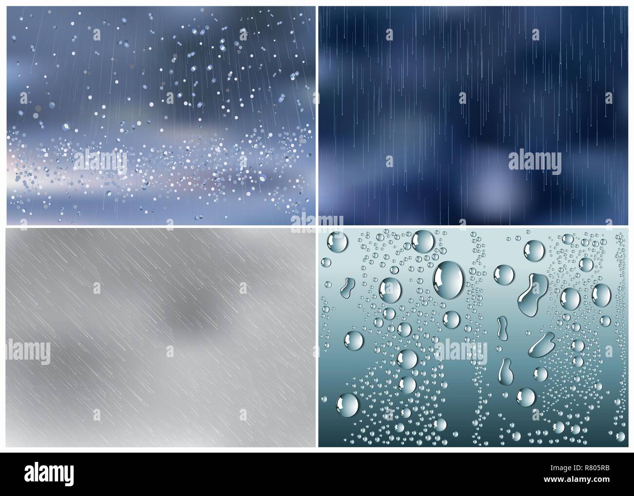 Drops background vector Stock Vector Image & Art - Alamy