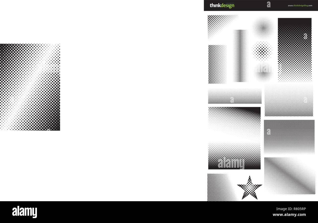 Think design halftones vector with background Stock Vector Image & Art ...