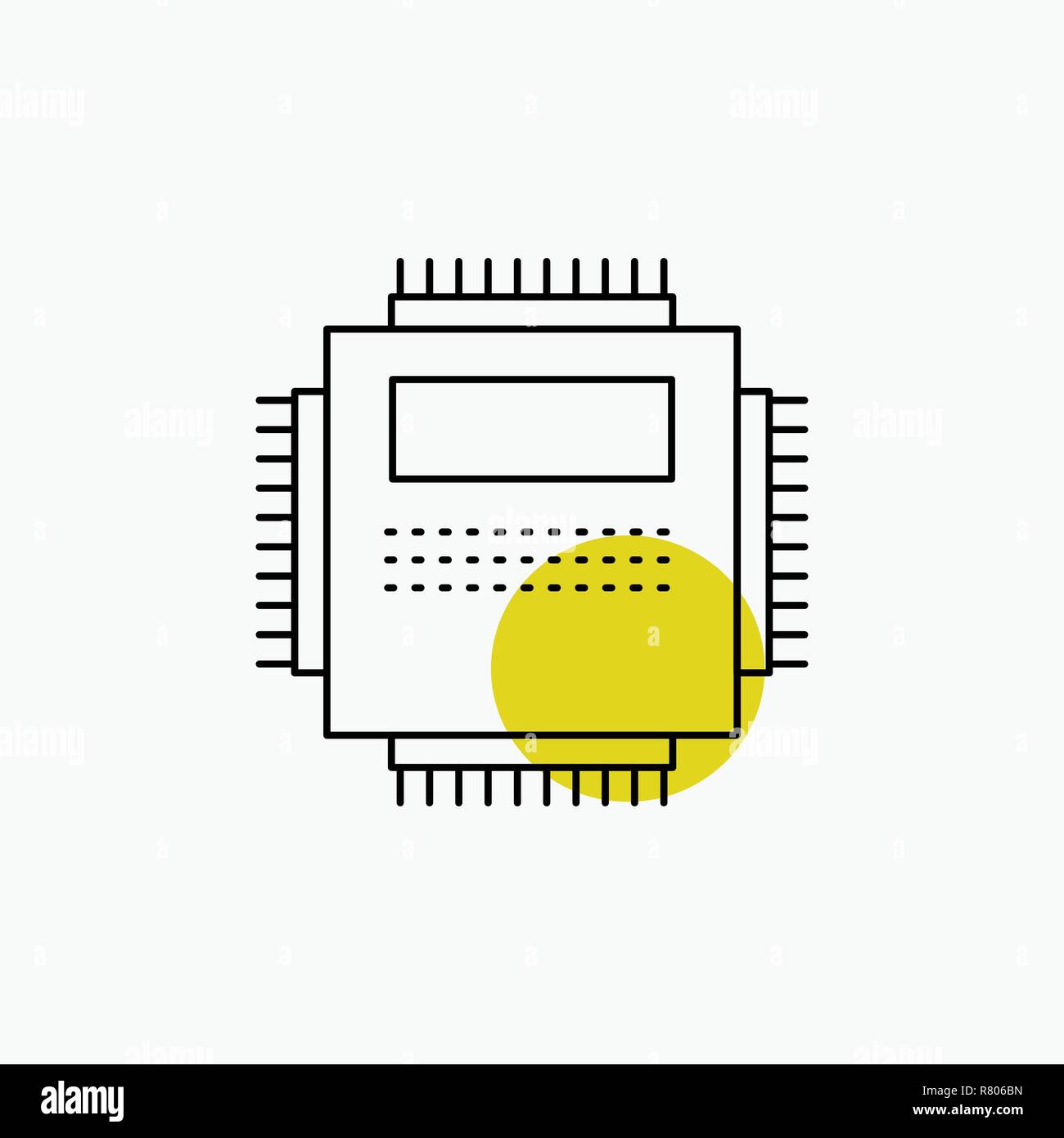 Computer motherboard detail Stock Vector Images - Alamy