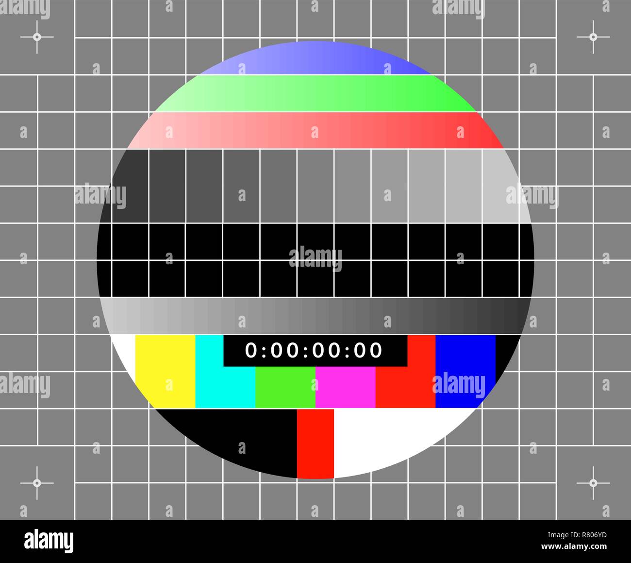 Tv test card hi-res stock photography and images - Alamy