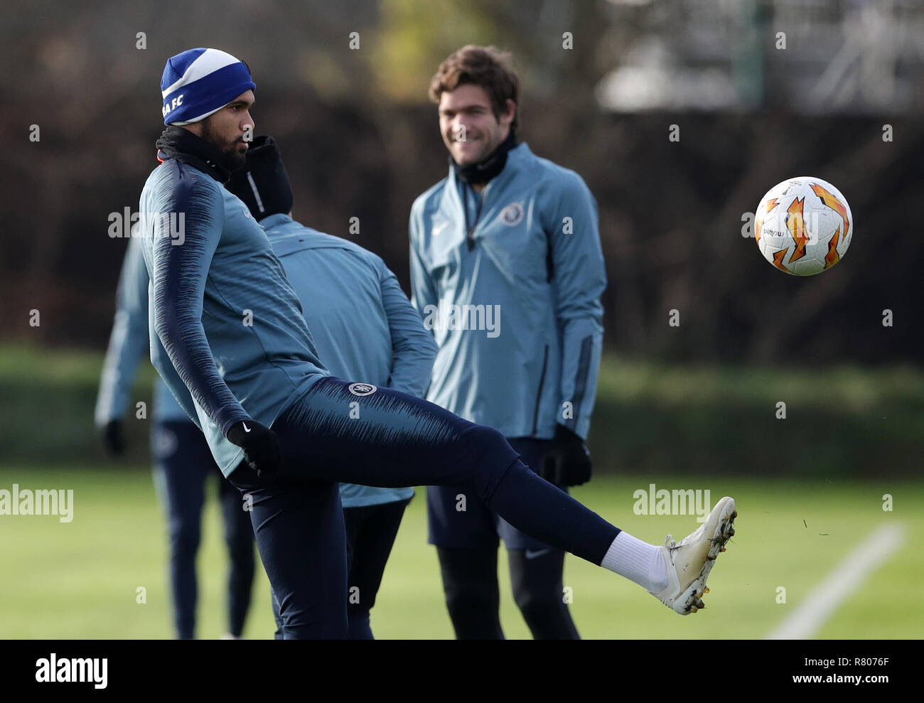 Chelsea's Ruben Loftus-Cheek during the training session at Cobham ...