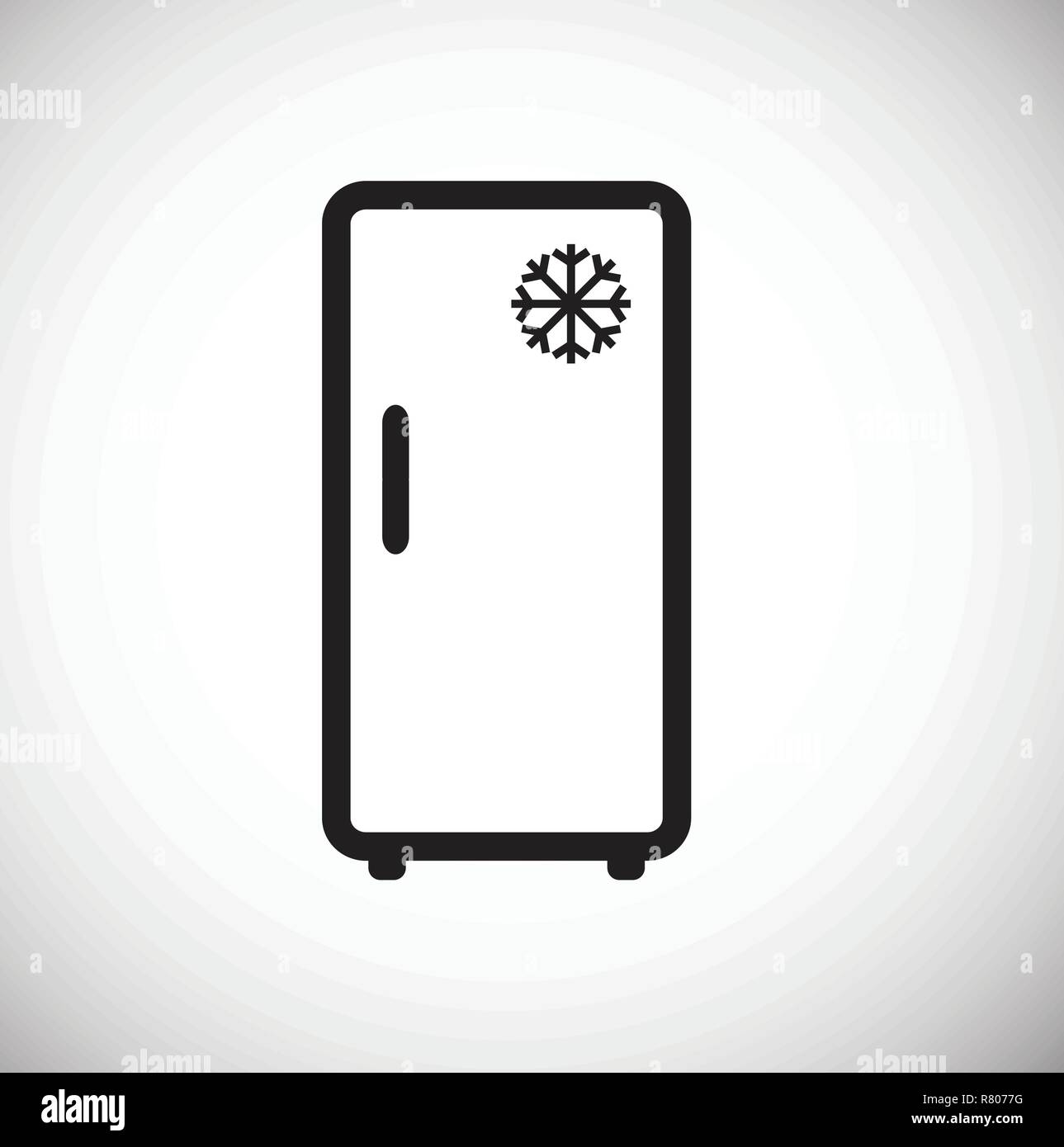 Freezer icon on white background for graphic and web design, Modern ...