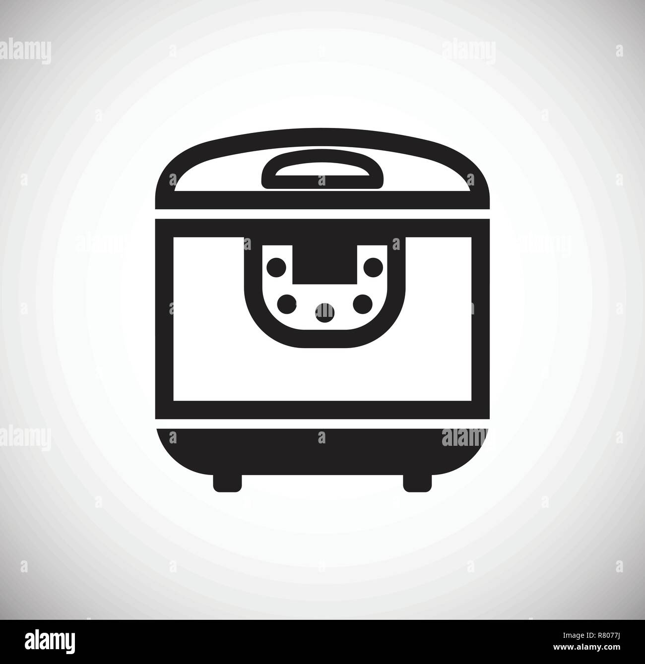 Multi cooker icon on white background for graphic and web design ...