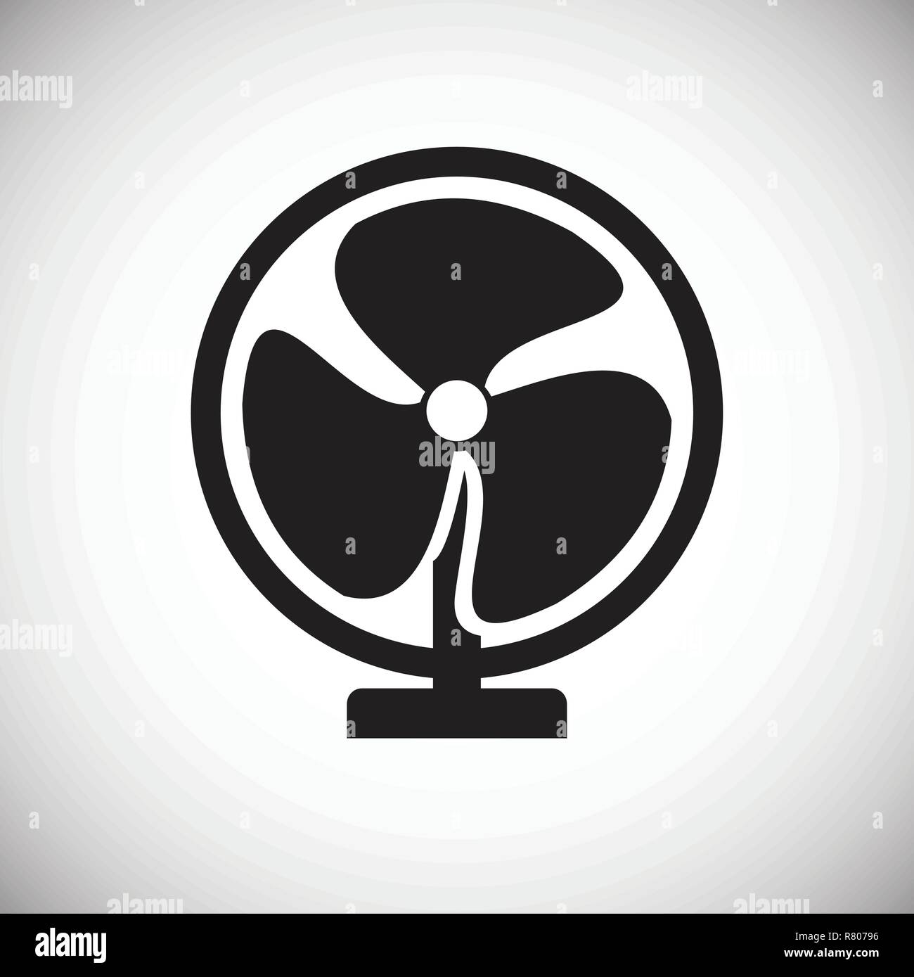 Fan icon on white background for graphic and web design, Modern simple ...