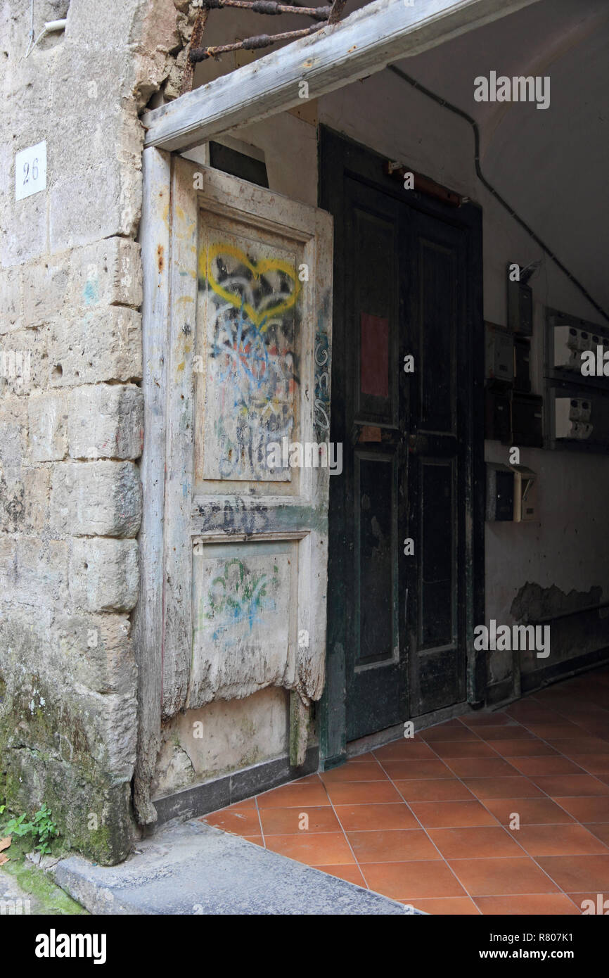 Decaying wooden door Stock Photo - Alamy
