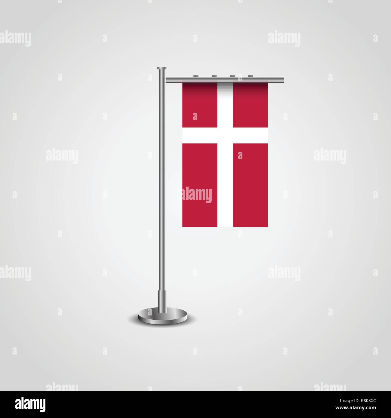 Danish national flags Stock Vector Images - Alamy