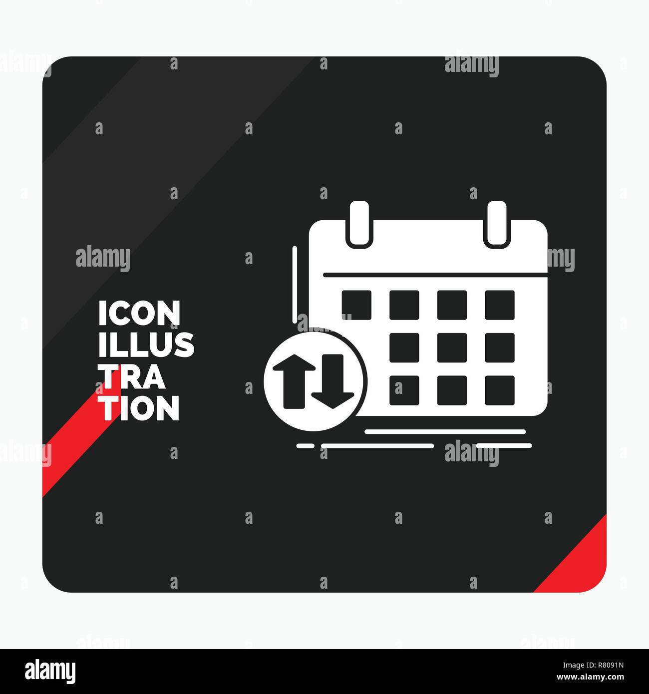 Presentation board with schedule Stock Vector Images - Alamy